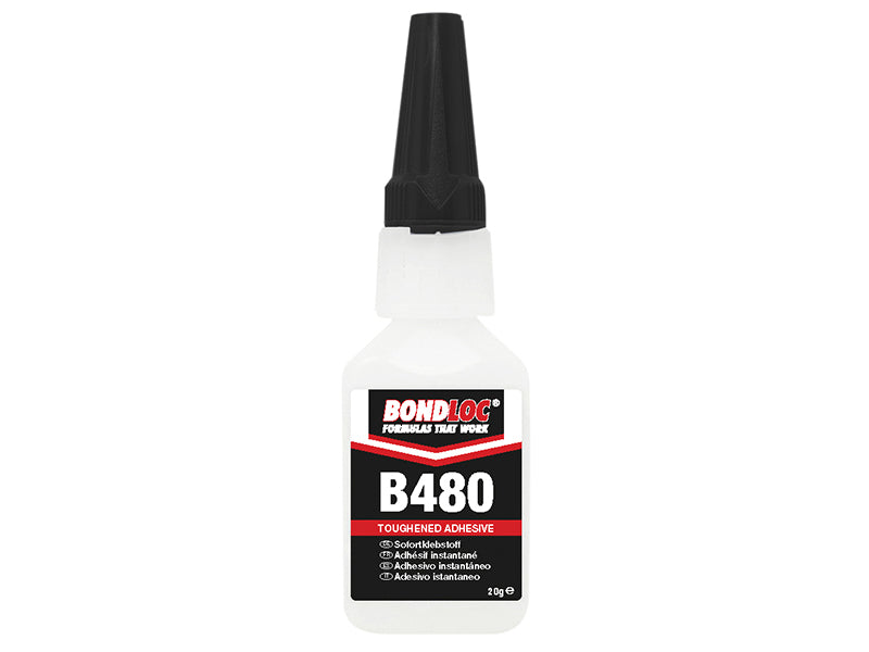 Bondloc B480 Black Rubber Toughened Cyanoacrylate 20g – Frasar Direct