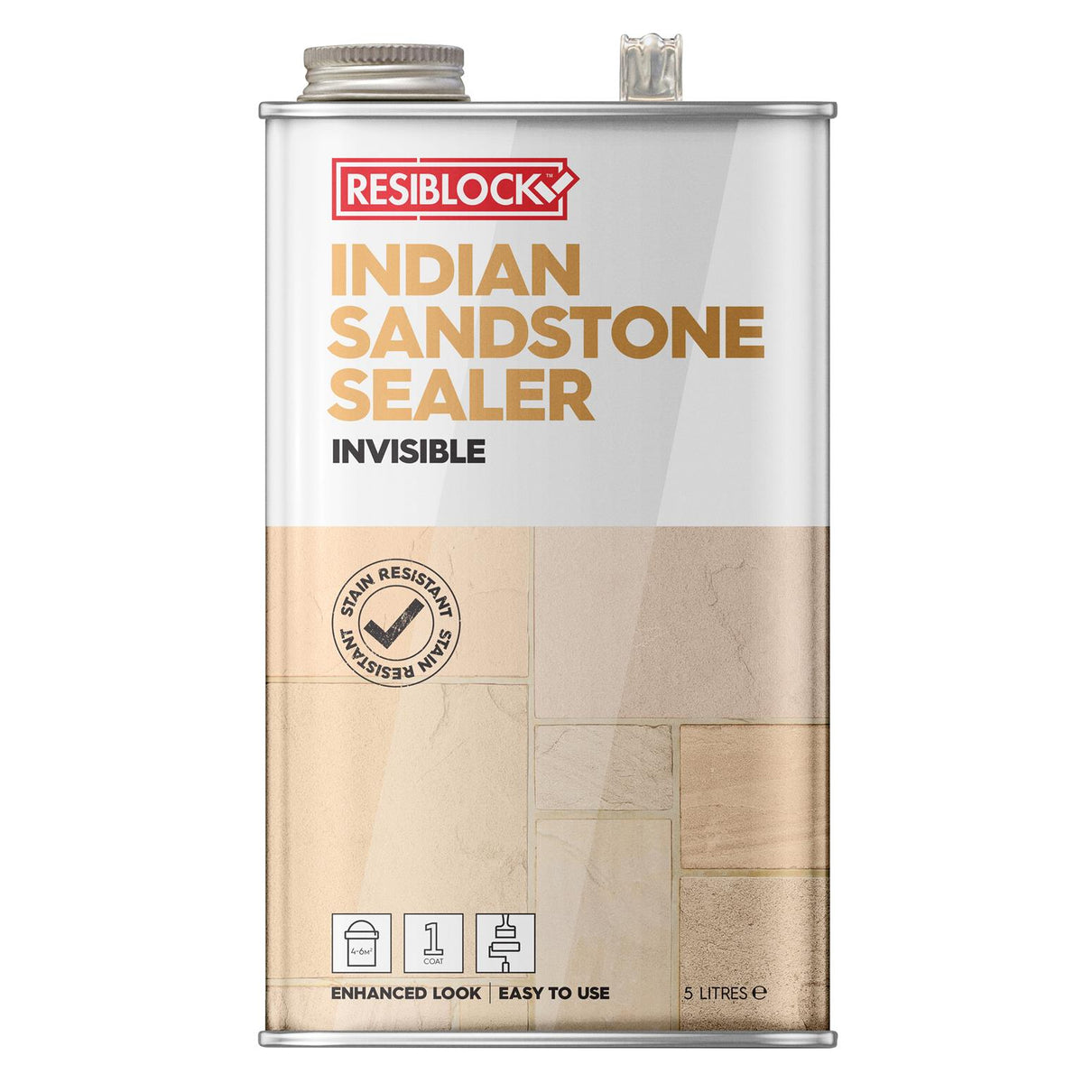 Everbuild Sika Resiblock Indian Sandstone Sealers Invisible 5 litre ...