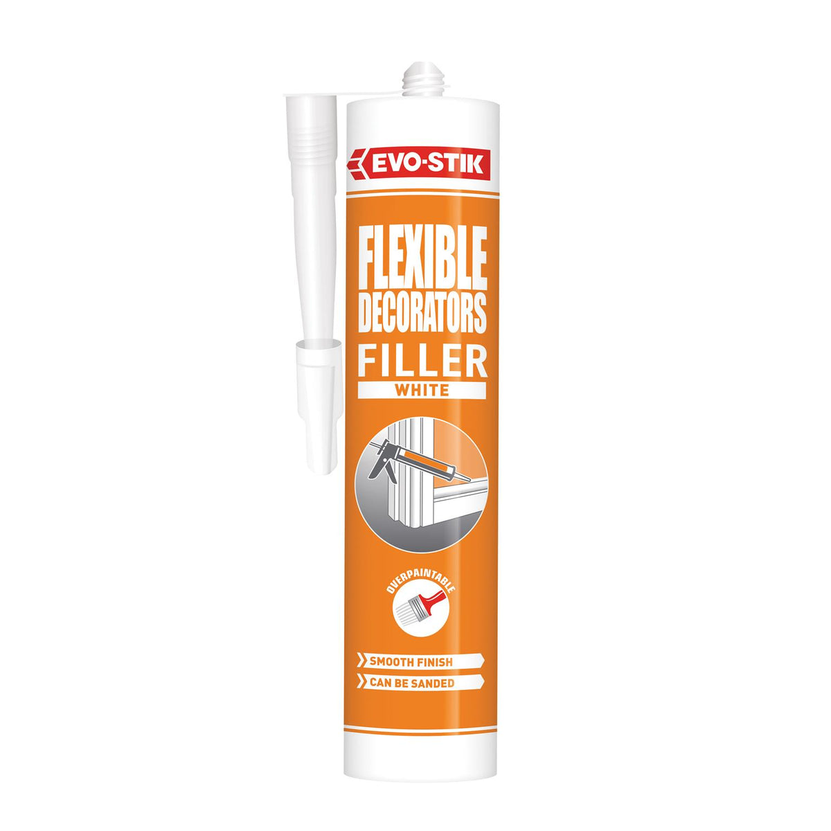 EVO-STIK Decorators Flexible Acrylic Filler White C20 – Frasar Direct