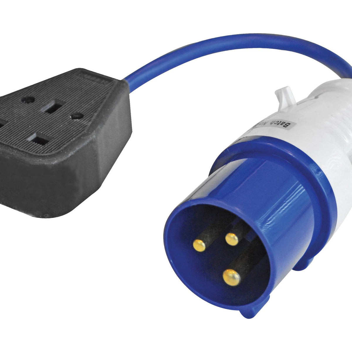 Faithfull Power Plus Fly Lead 240V 3-Pin Plug to 240V 3-Pin Socket ...