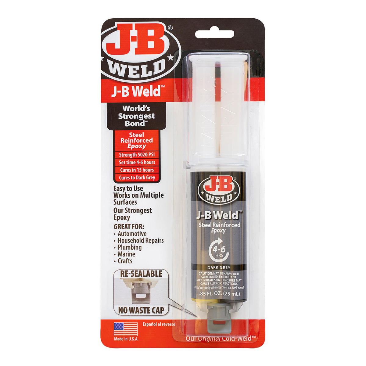 J-B Weld Original Cold-Weld Epoxy Syringe 25ml – Frasar Direct