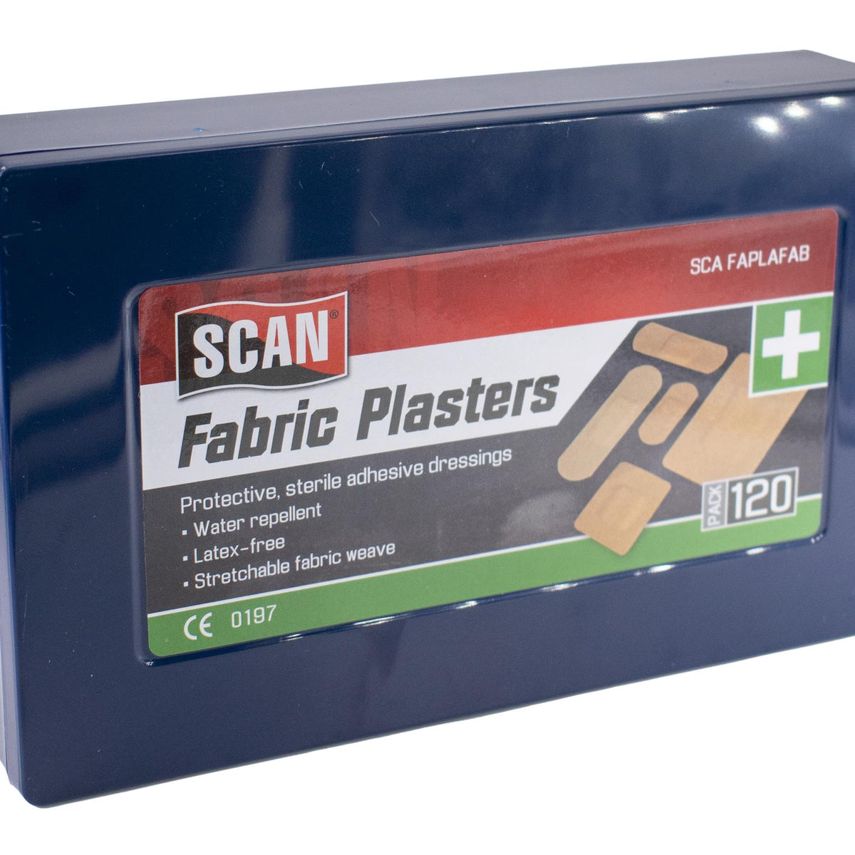 Scan Assorted Hypoallergenic Fabric Plasters 120 – Frasar Direct