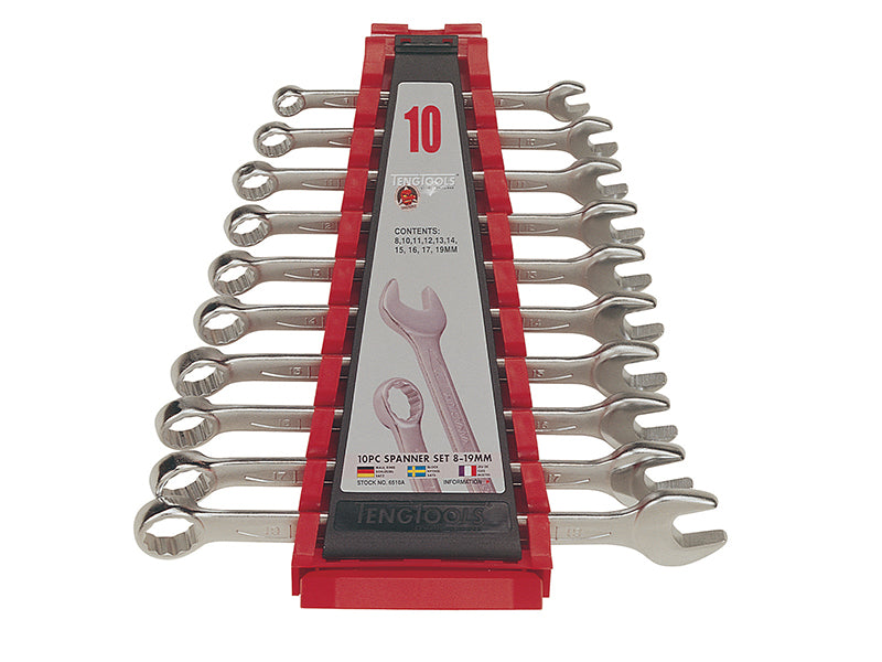 Teng Combination Spanner Set, 10 Piece – Frasar Direct