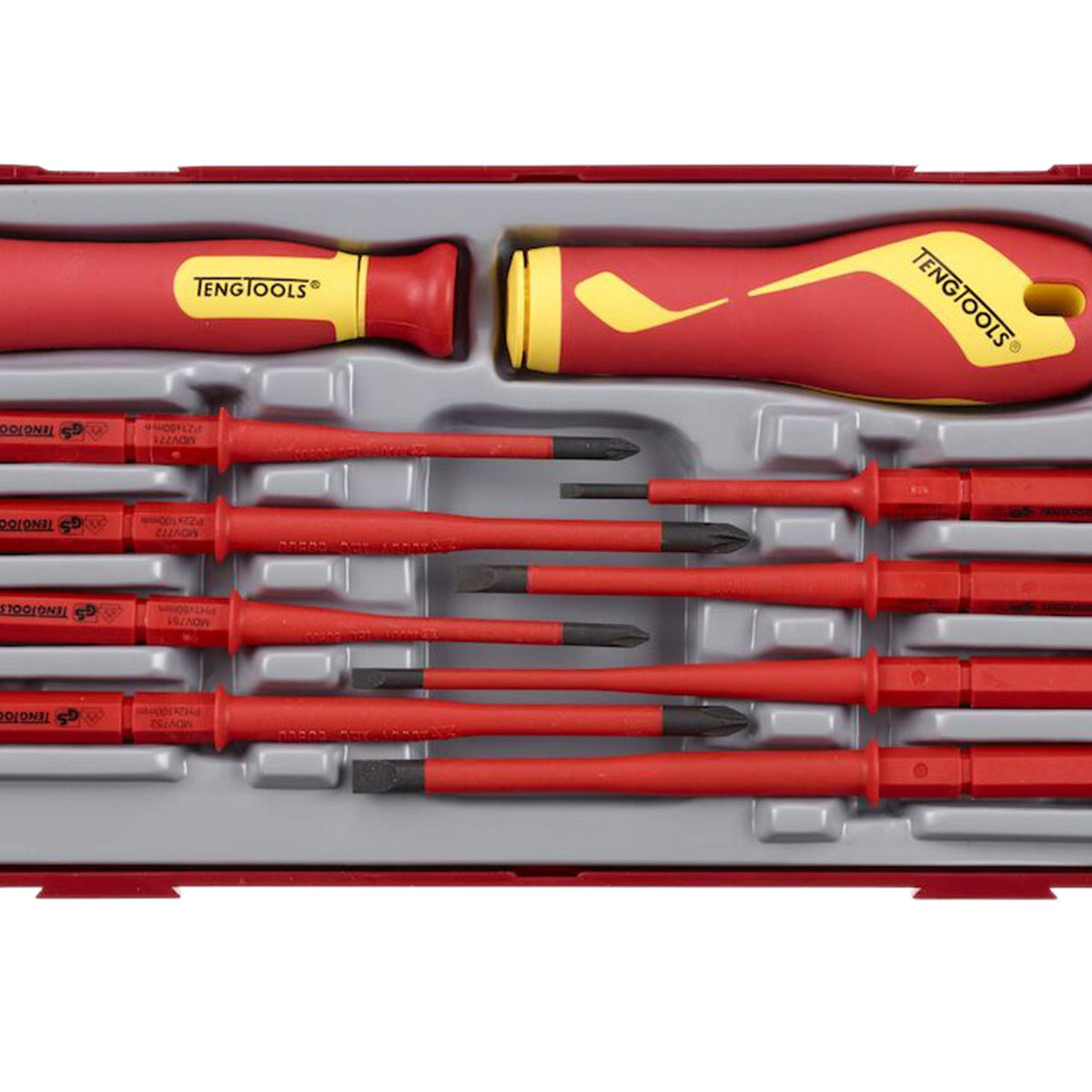 Teng Insulated Interchangeable Blade Screwdriver Set, 10 Piece – Frasar ...