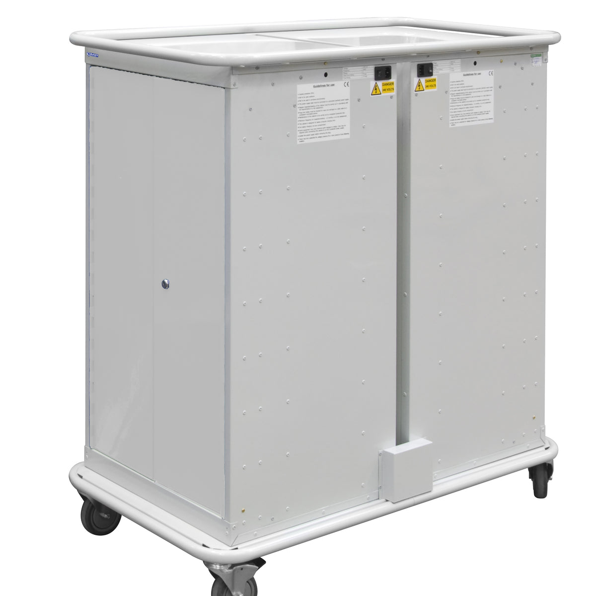 Narrow Aisle Laptop & Tablet Storage Trolleys 1200x525x1220 - 16 Tiers ...