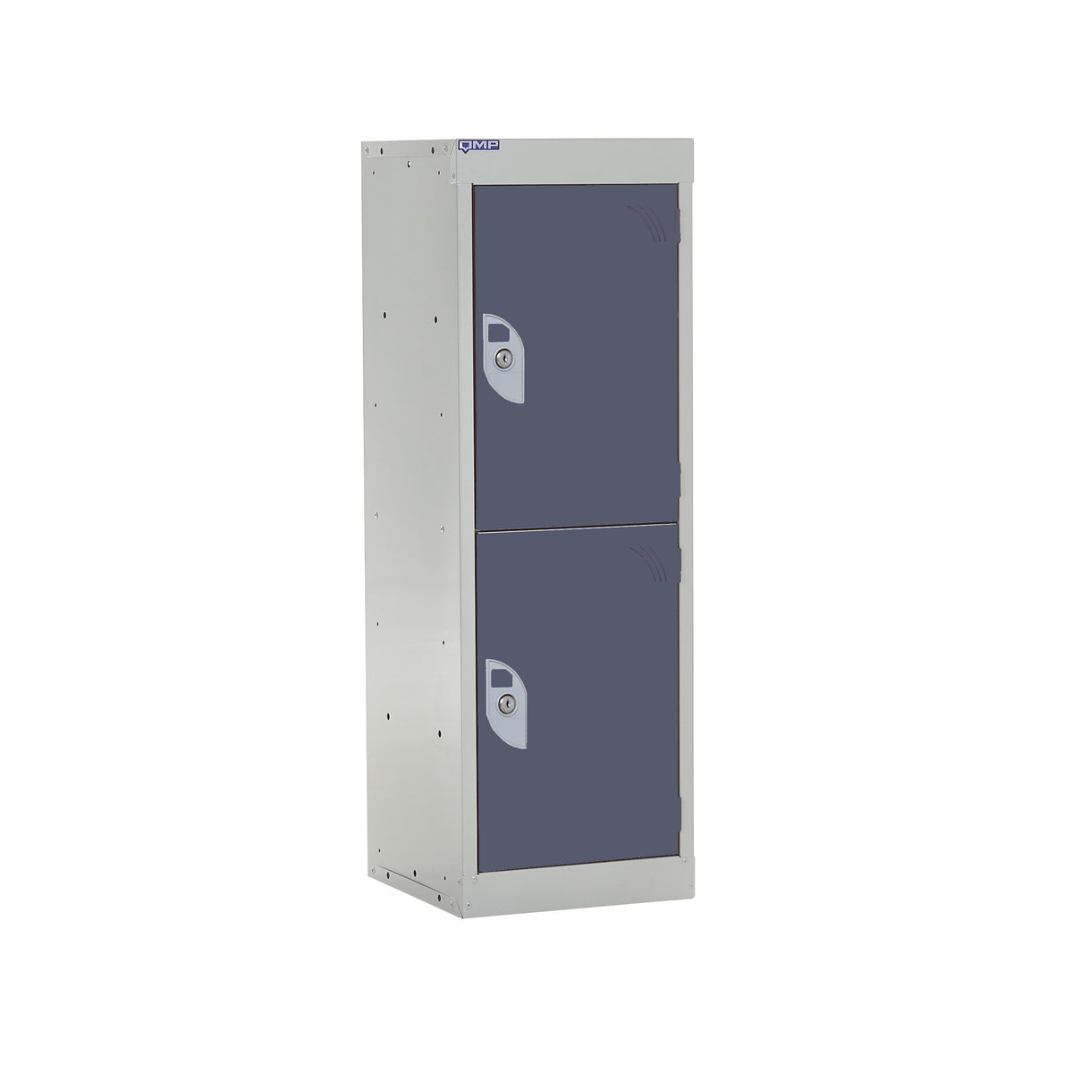 School Locker 955x300x450mm - 2 Compartments - Dark Grey – Frasar Direct