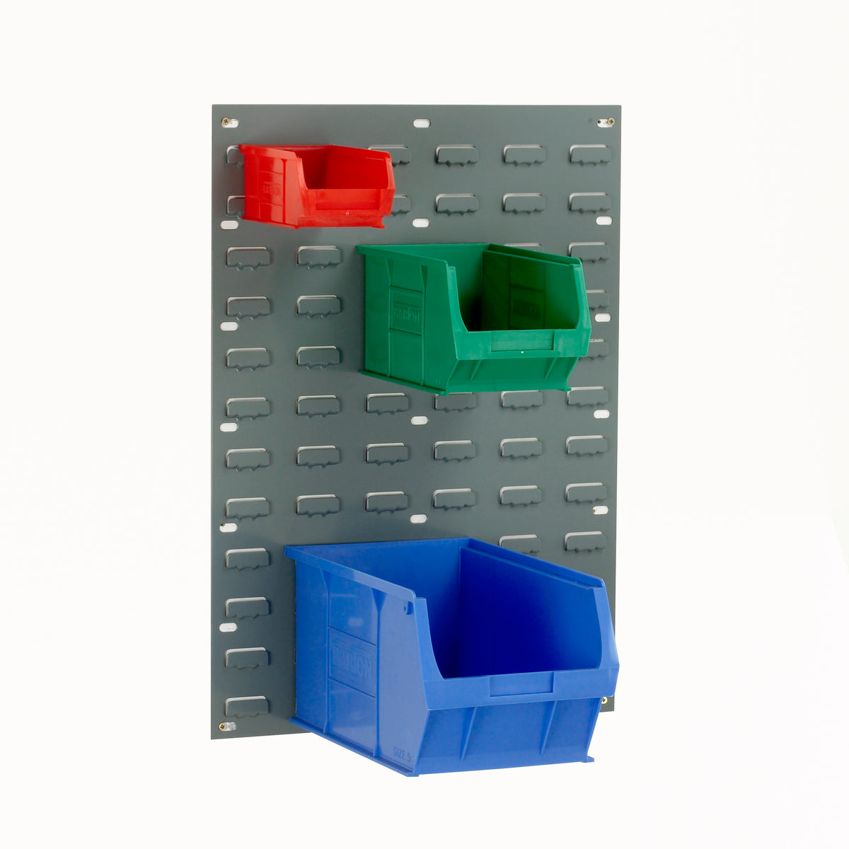 LOUVRED PANEL - 2PK (GREY) TP10 - W457 x H946mm (18 inches x 37.25 inc ...